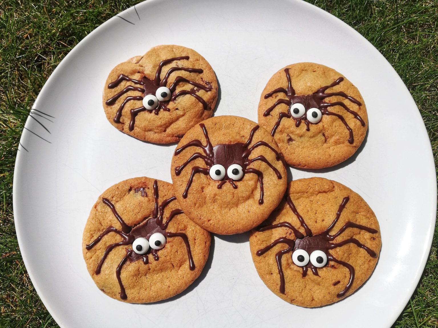 Chewy chocolate chip spider cookies | Susie's Kitchen