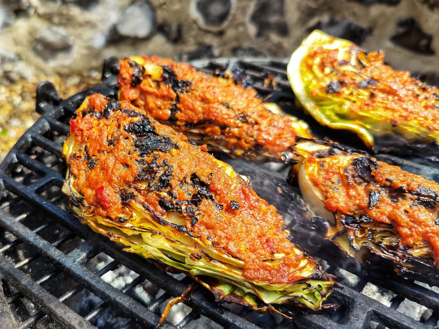 Charred cabbage with nduja butter | Susie's Kitchen